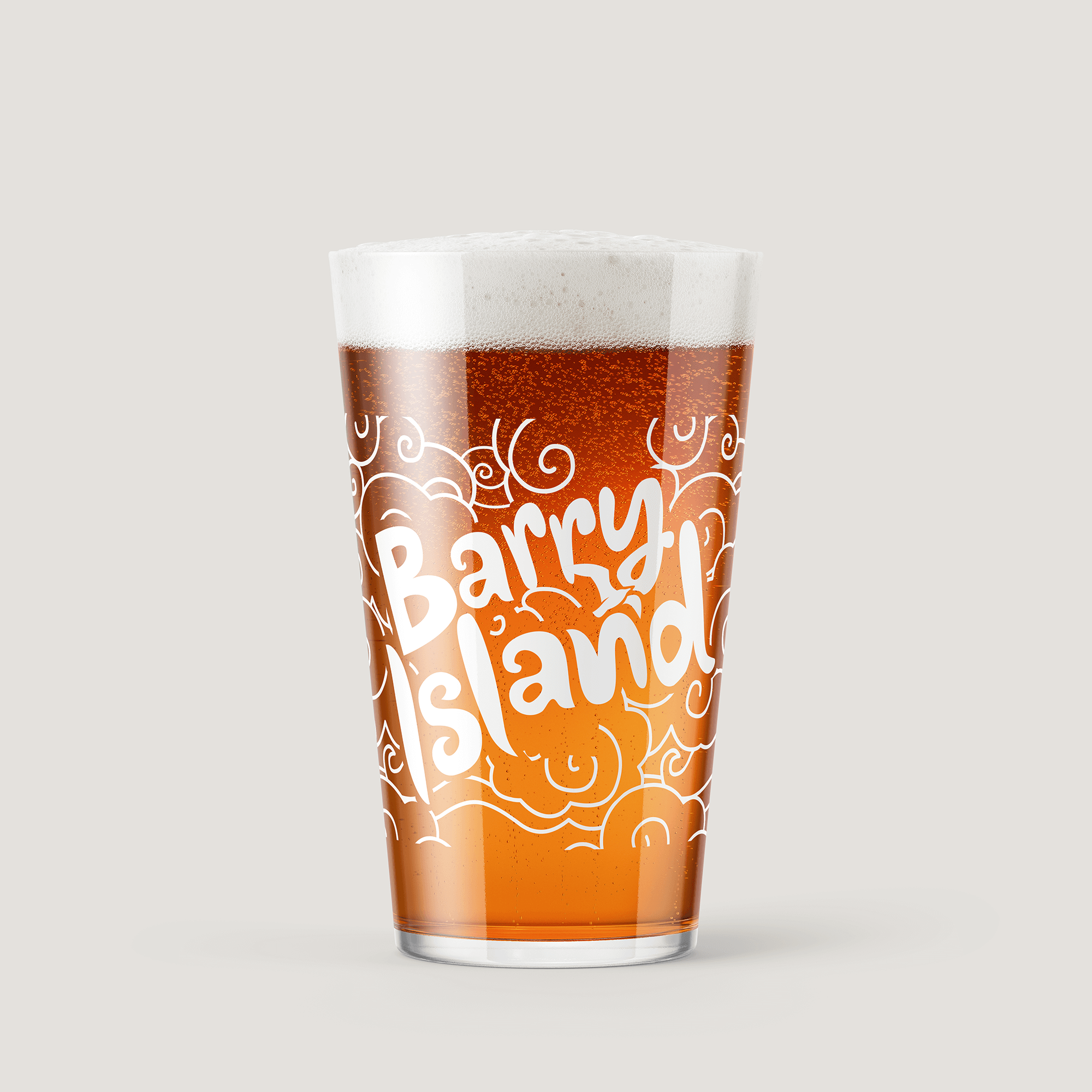 Barry Island Pint Glass – Brains Brewery
